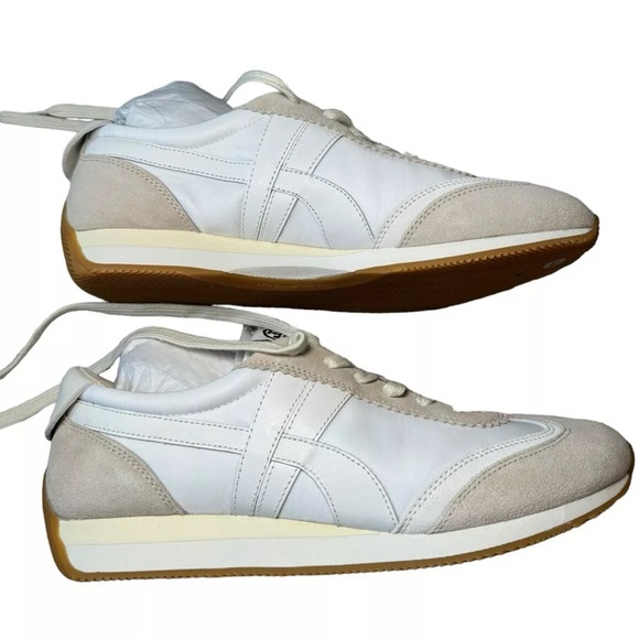 Tory Burch | Shoes | Nib Tory Burch Classic Hank Lace Up Sneakers Snow ...